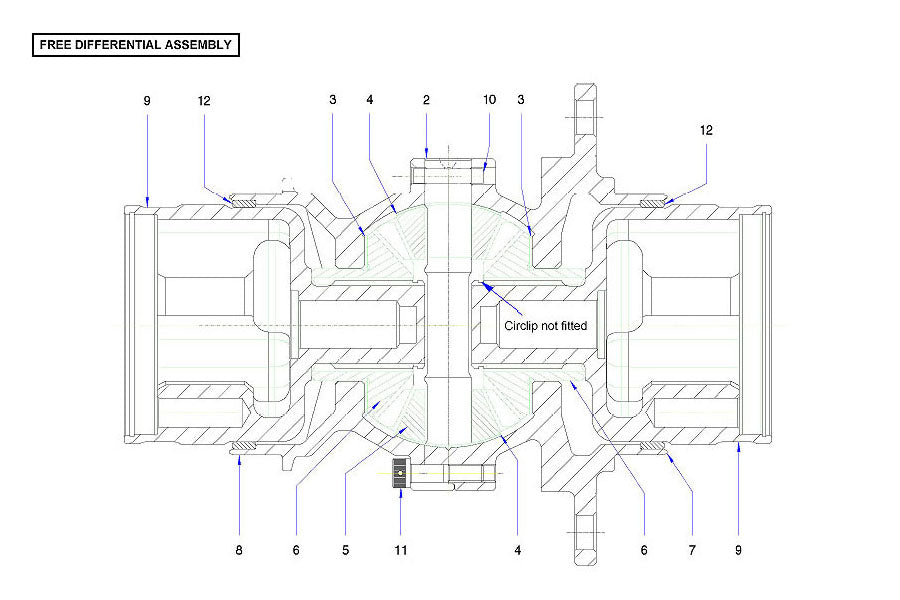 FTR Free Differential Assembly – Taylor Race Engineering