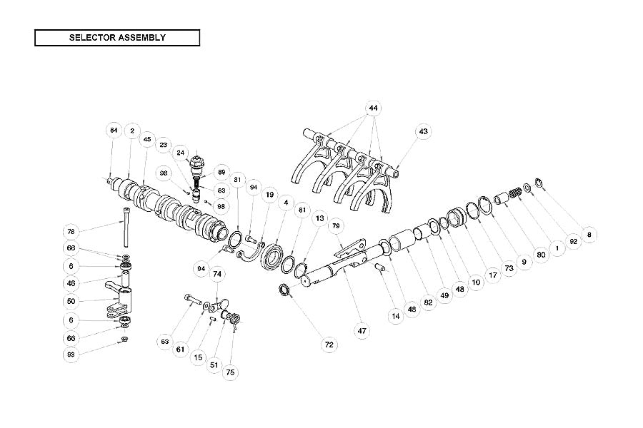 FTR Selector Assembly – Taylor Race Engineering