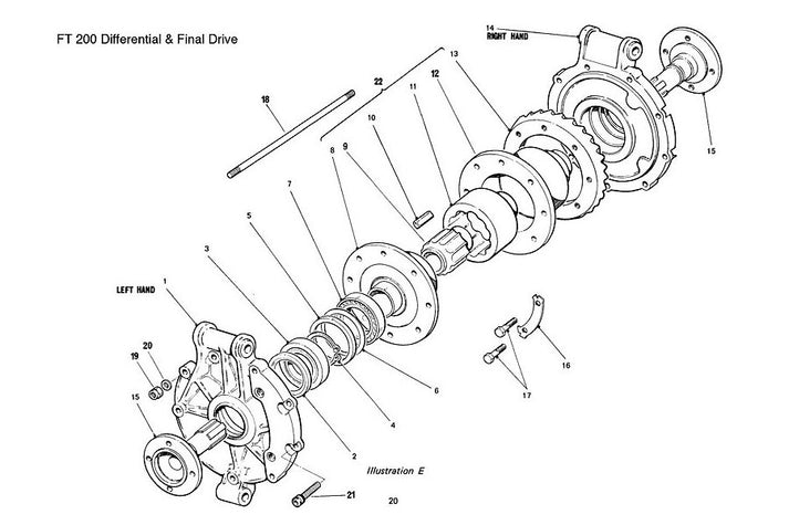 FT 200 Differential Section (Inboard Brakes) – Taylor Race Engineering